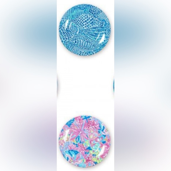 Lilly Pulitzer | Kitchen | Lilly Pulitzer Wade And Sea Appetizer Plates ...